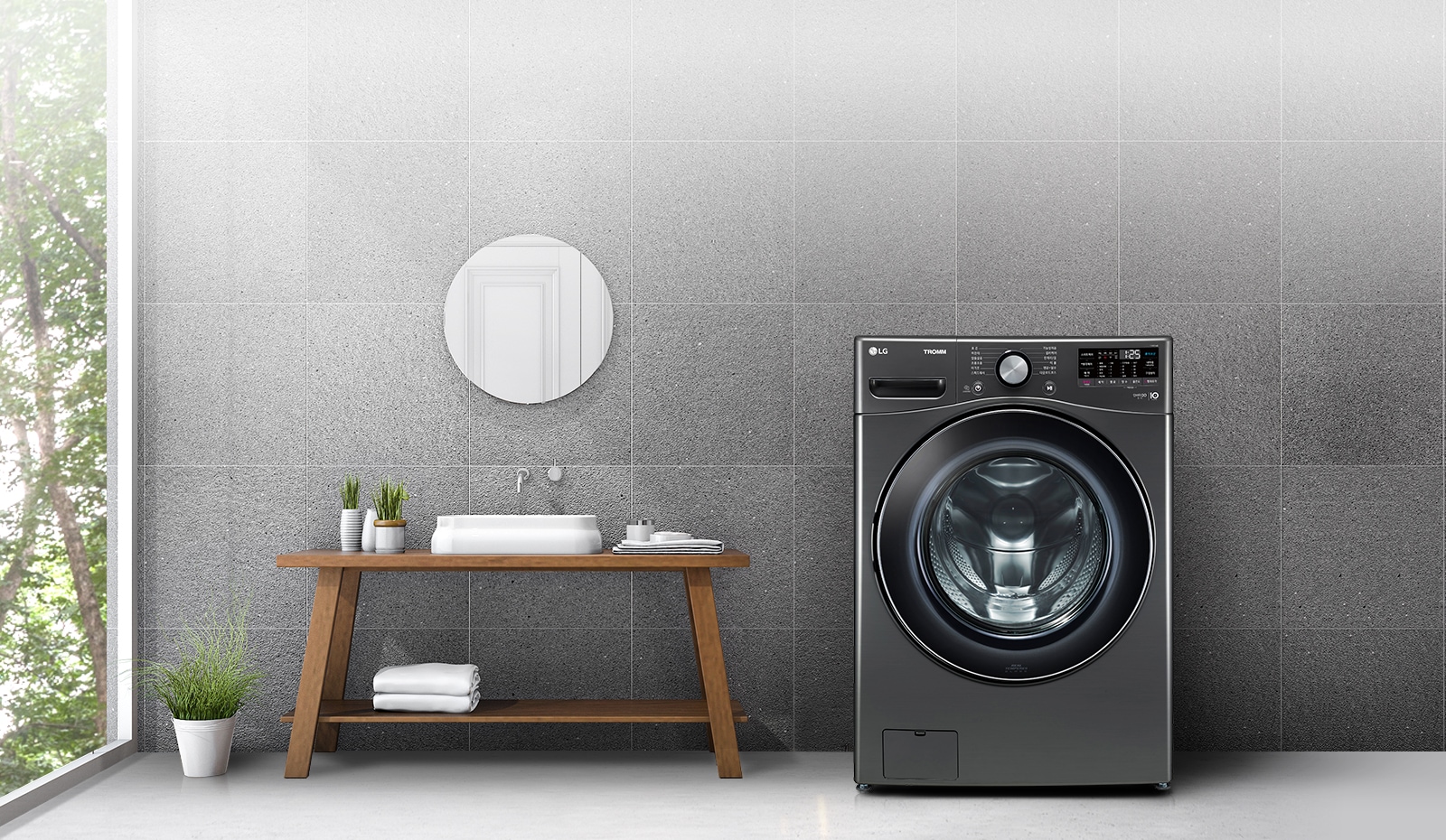 LG 트롬 세탁기 (21kg) | F21WDLP | 세탁기 | LG전자